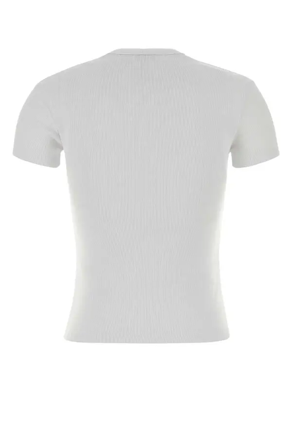 Off-White Stretch Cotton T-shirt - White