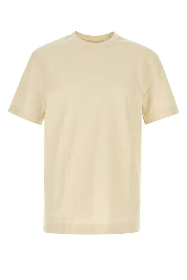 BOSS Cream Cotton T-shirt