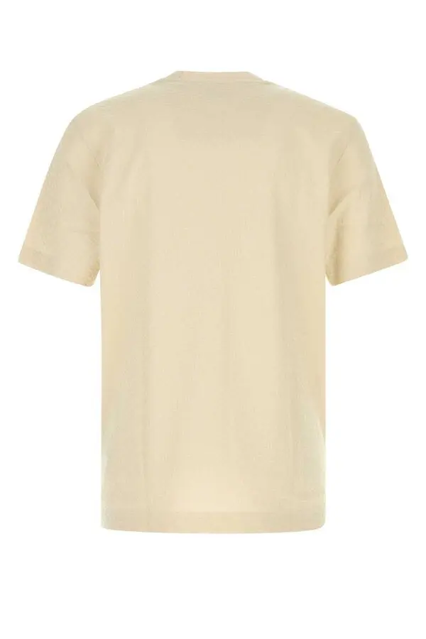 BOSS Cream Cotton T-shirt