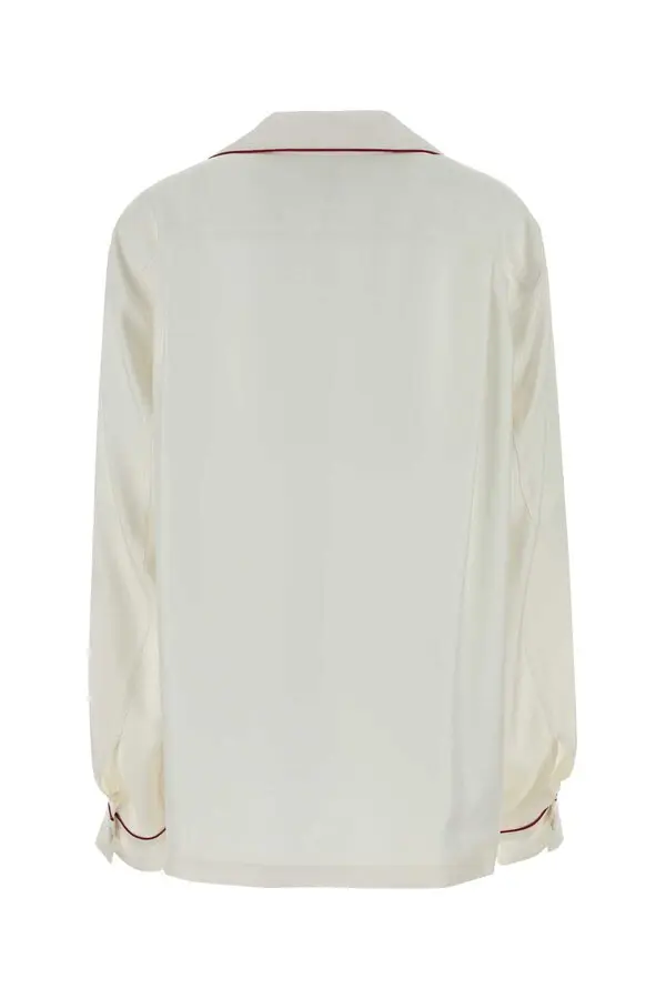 TOM FORD Silk Pajama Top - White