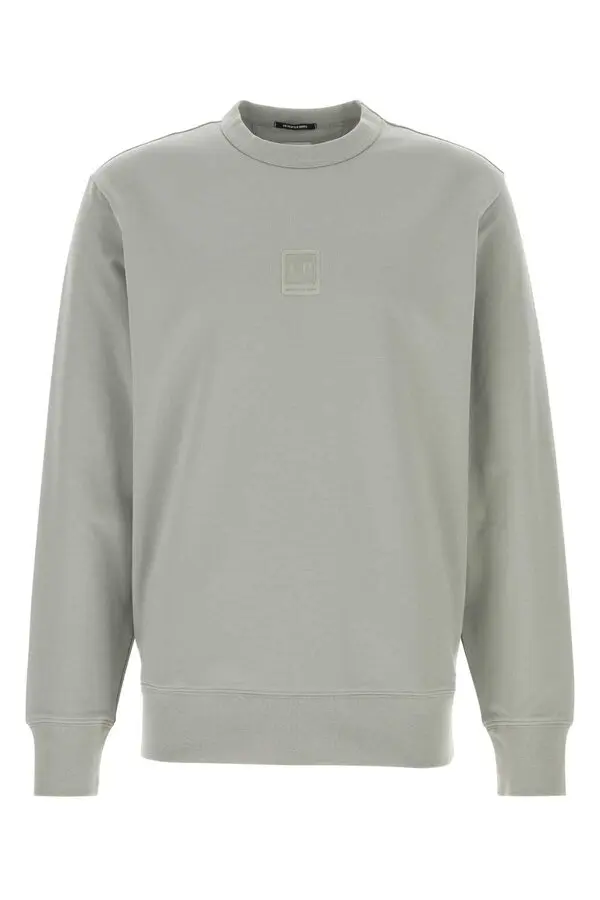 C.P. COMPANY Grey Stretch Cotton Sweatshirt - Gray