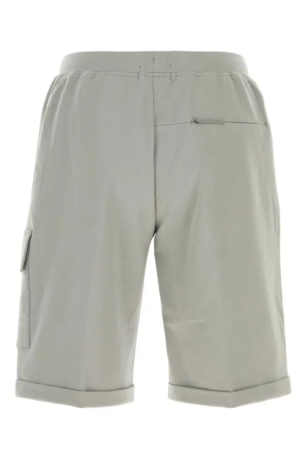 C.P. COMPANY Grey Stretch Cotto Bermuda Shorts