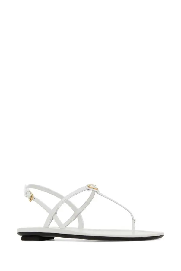 Prada Leather Thong Sandals