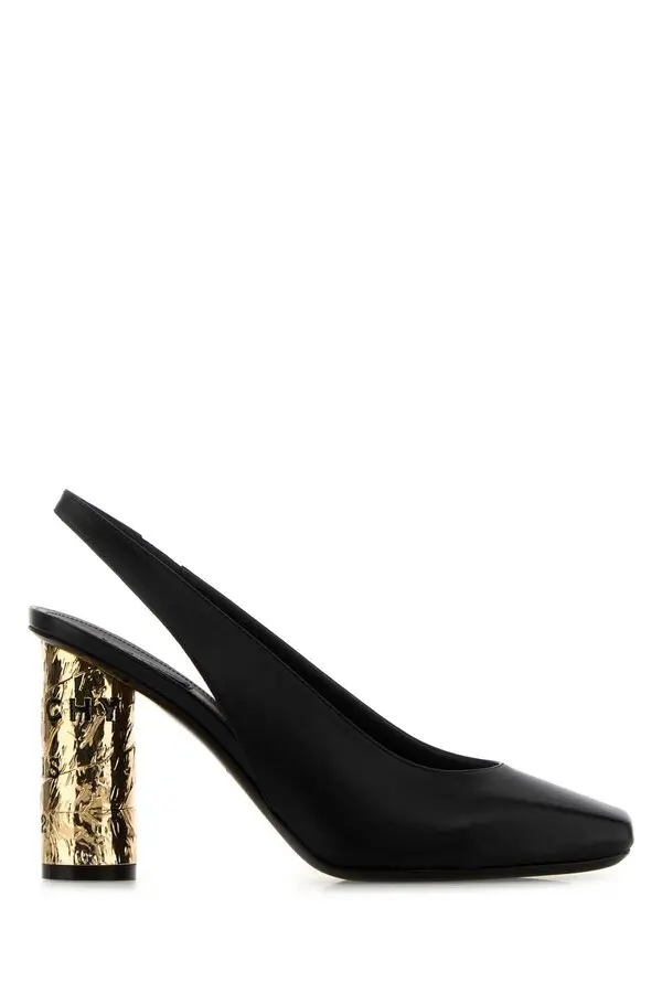 Givenchy Leather Tape Pumps - Black