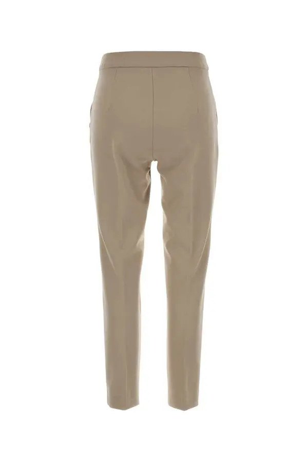 Max Mara Stretch Viscose Blend Pegno Pant - Brown