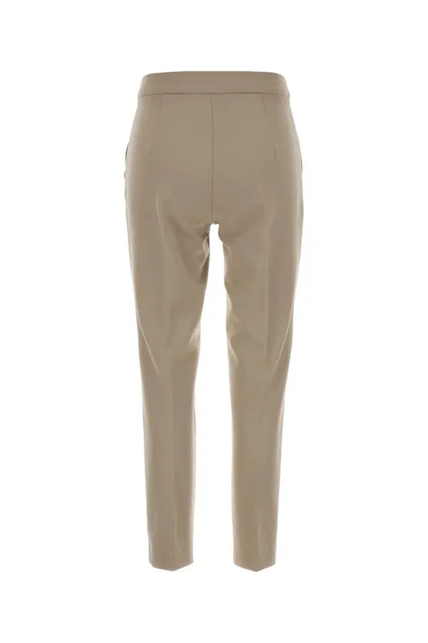 Max Mara Stretch Viscose Blend Pegno Pant - Brown