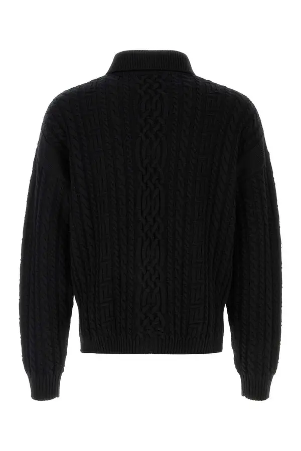 Versace Virgin Wool Cardigan