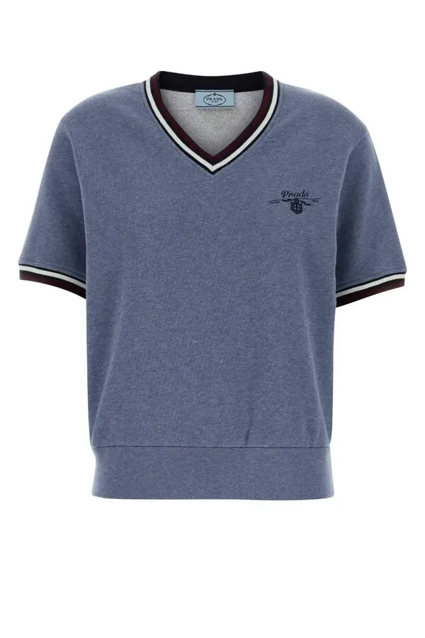 Prada Cerulean Cotton T-shirt