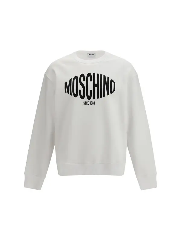 Moschino Printed Organic Cotton Sweatshirt