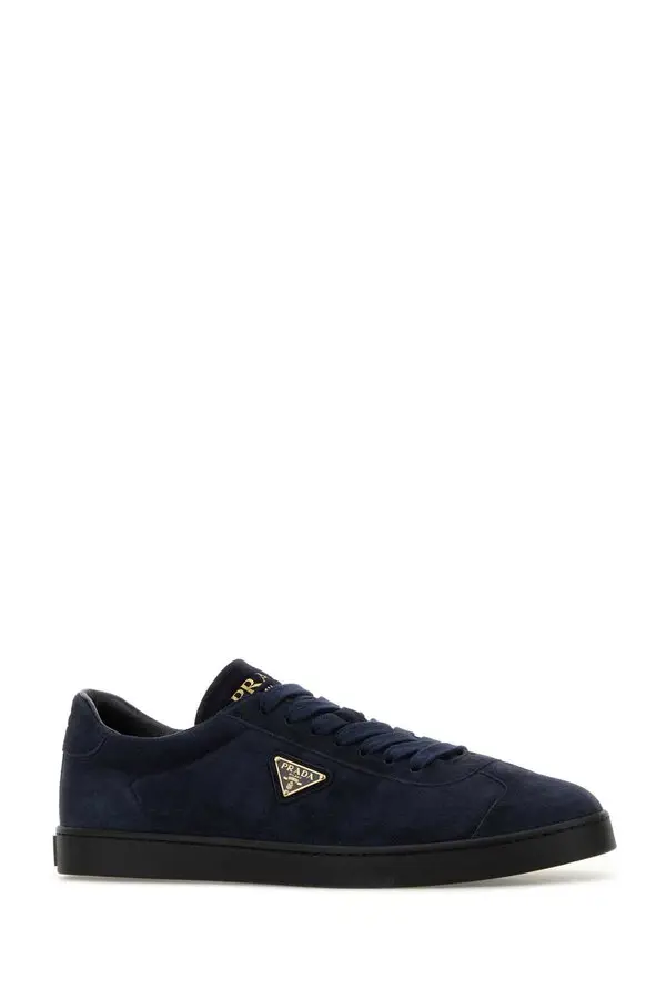 Prada Dark Suede Sneakers