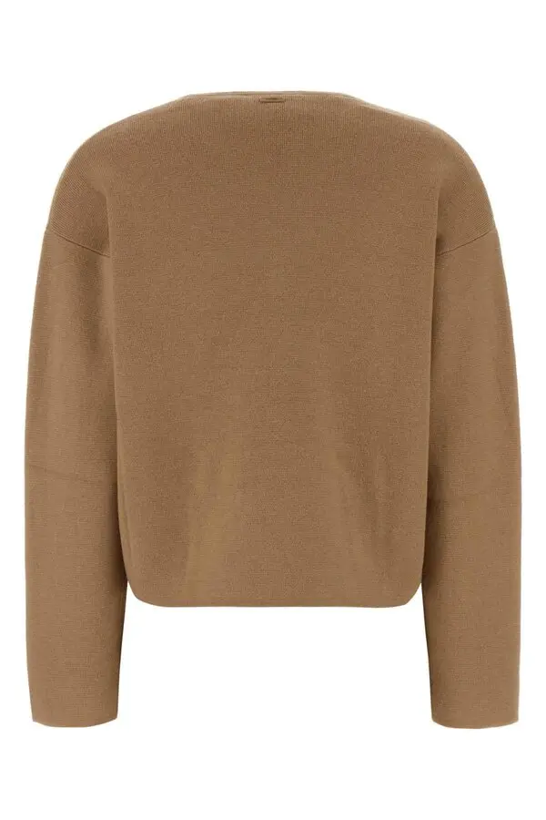Max Mara Camel Wool Blend Zibello Sweater