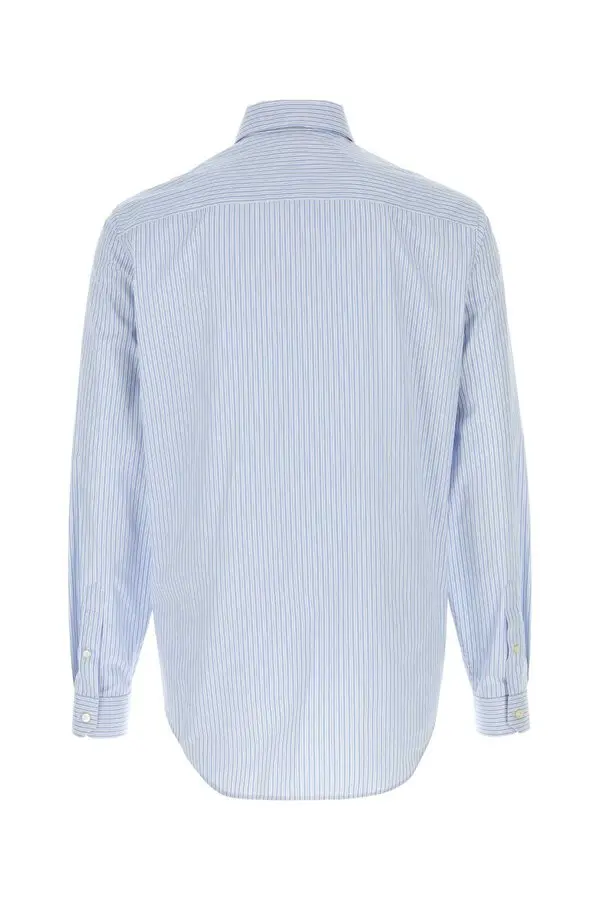 Versace Embroidered Poplin Shirt - Multicolor