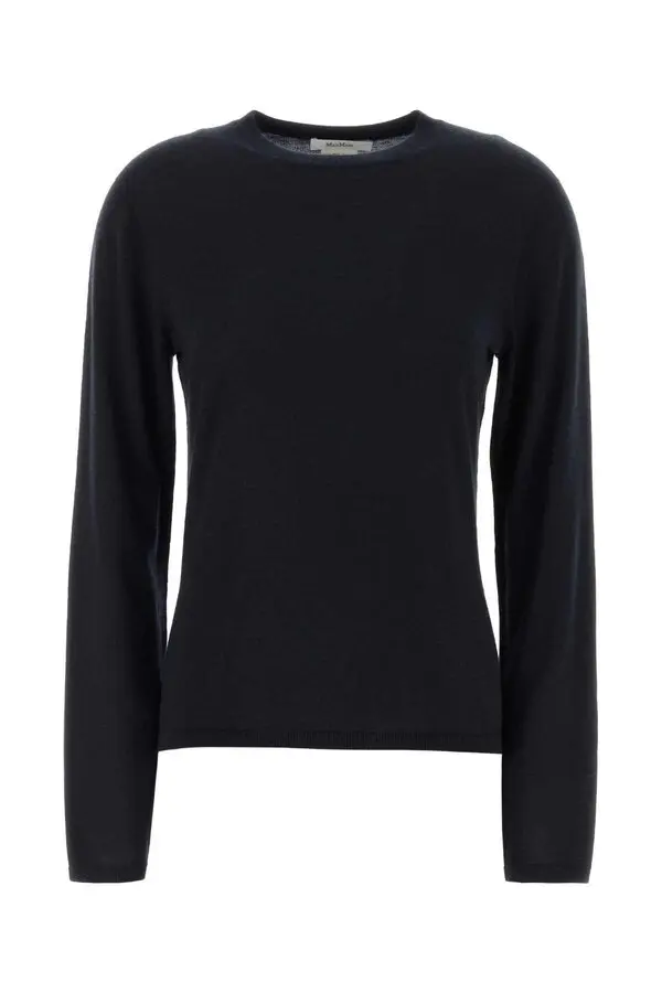 Max Mara Midnight Cashmere Mxpittura Sweater - Blue