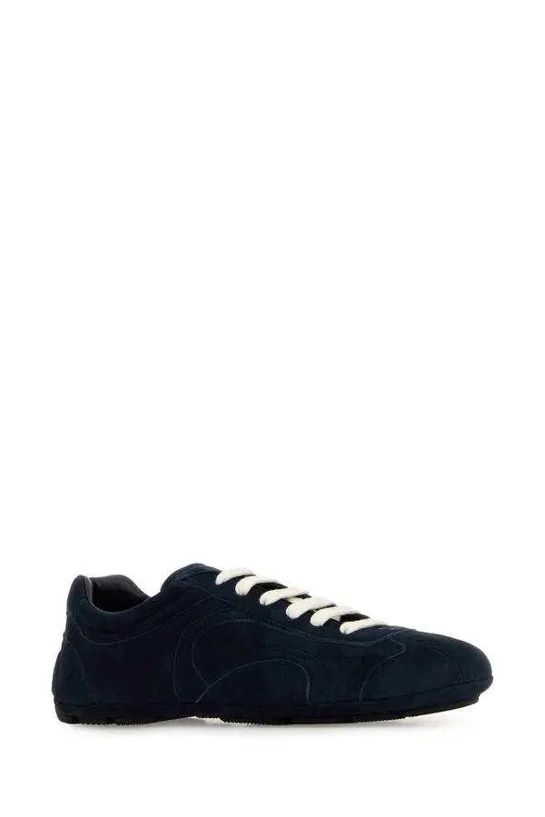 Prada Suede Montecarlo Sneakers - Blue