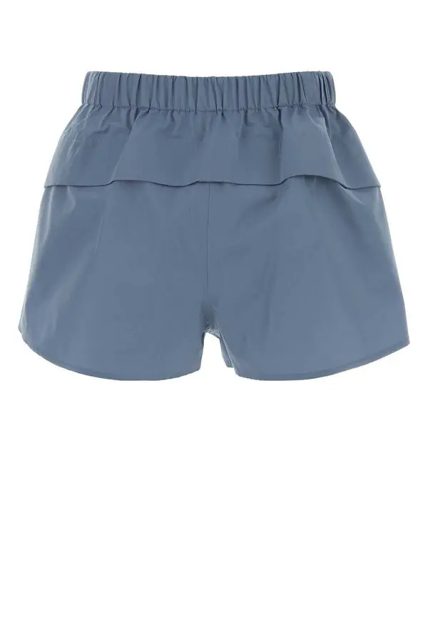 Prada Cerulean Canvas Shorts