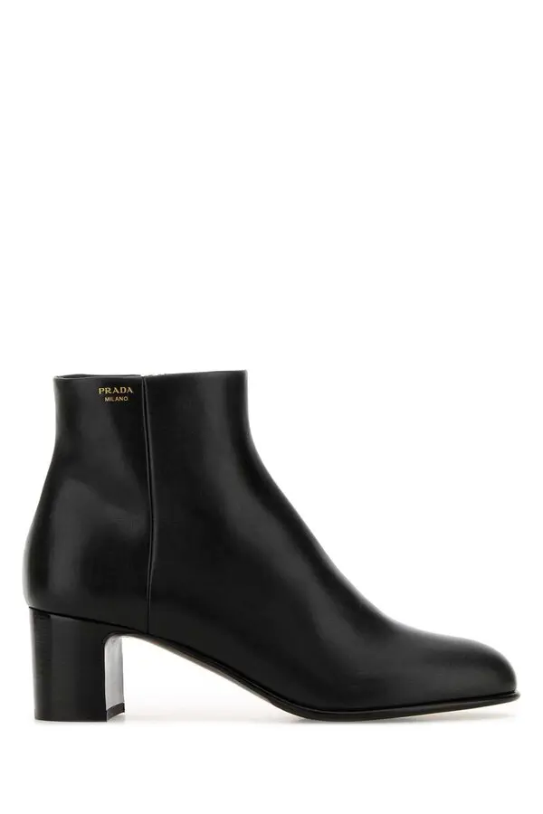 Prada Leather Ankle Boots