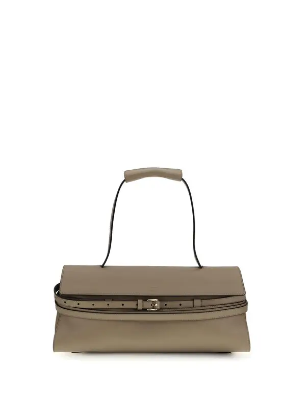 Moschino Tie Me Shoulder Bag - Cream