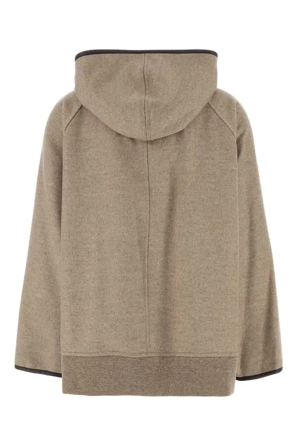 Bottega Veneta Cappuccino Wool Blend Jacket