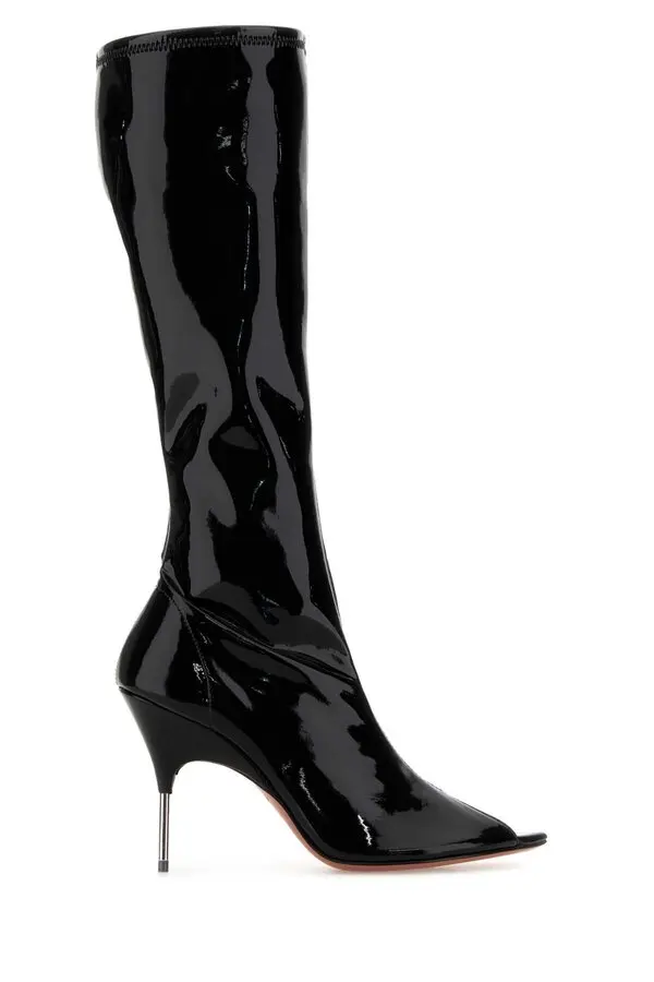 Amina Muaddi Vinyl Bruna Boots