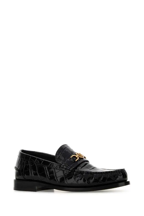 Versace Leather Loafers