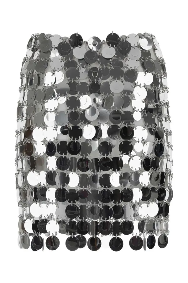 Rabanne Maxi Sequins Mini Skirt