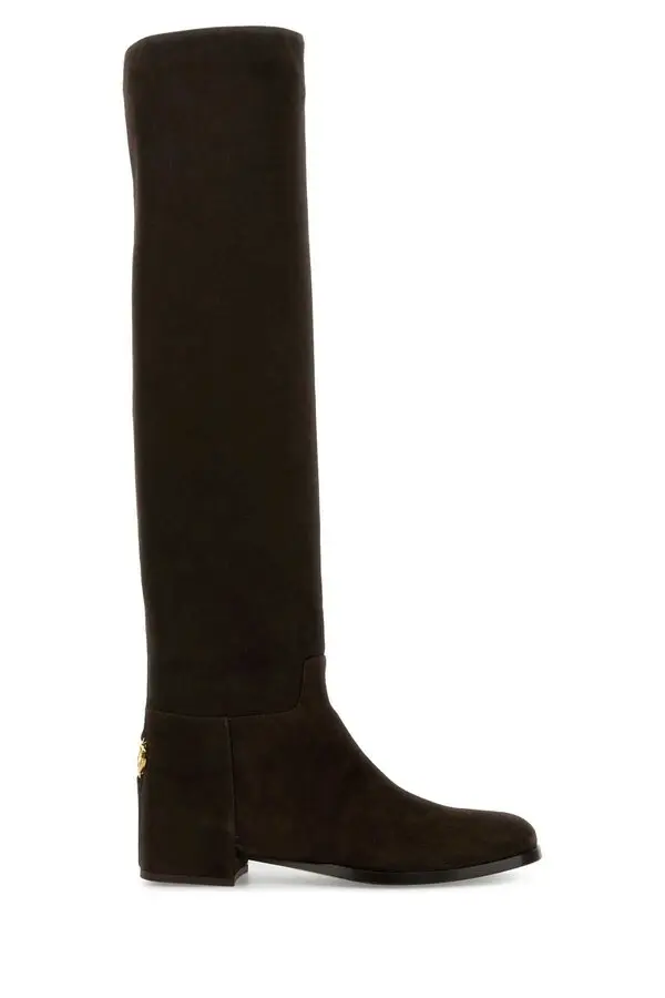 Dolce & Gabbana Chocolate Suede Boots