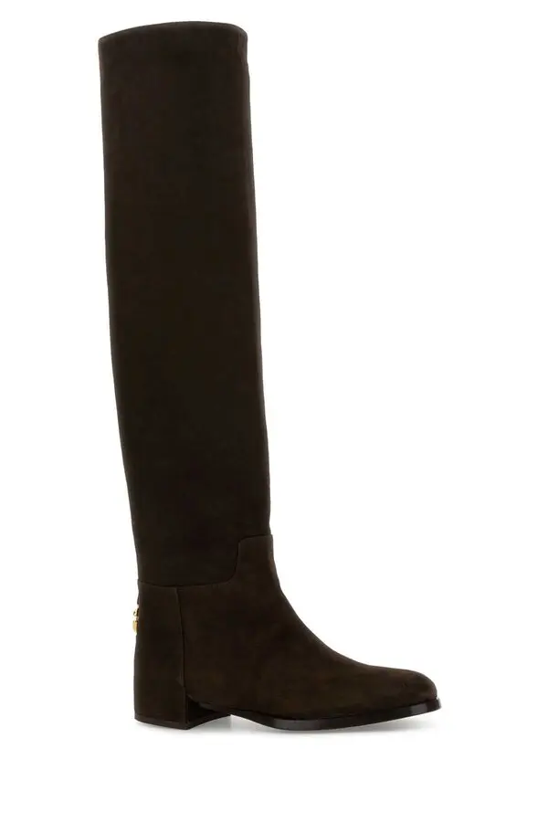 Dolce & Gabbana Chocolate Suede Boots
