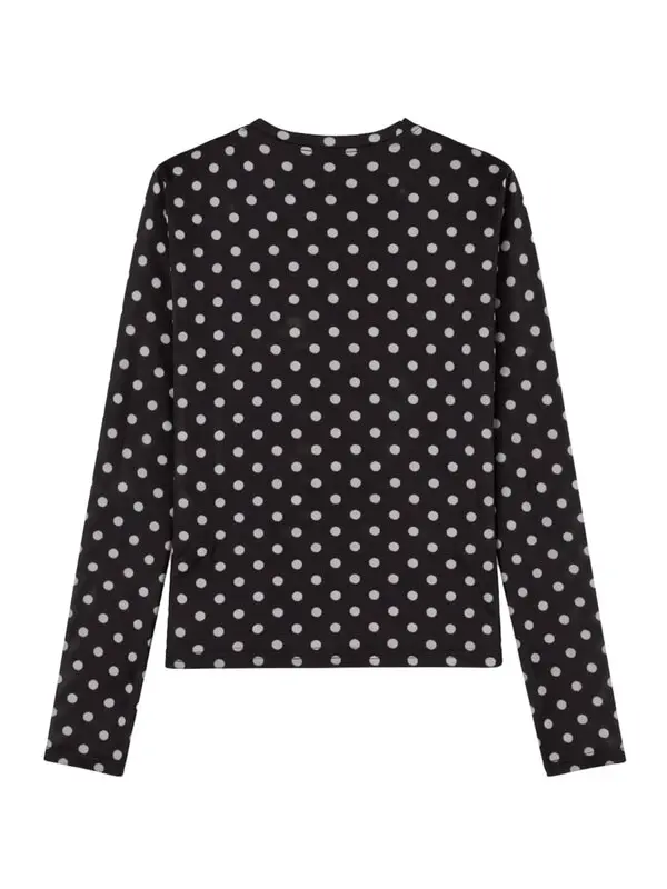 GANNI Long-sleeved Top - Black