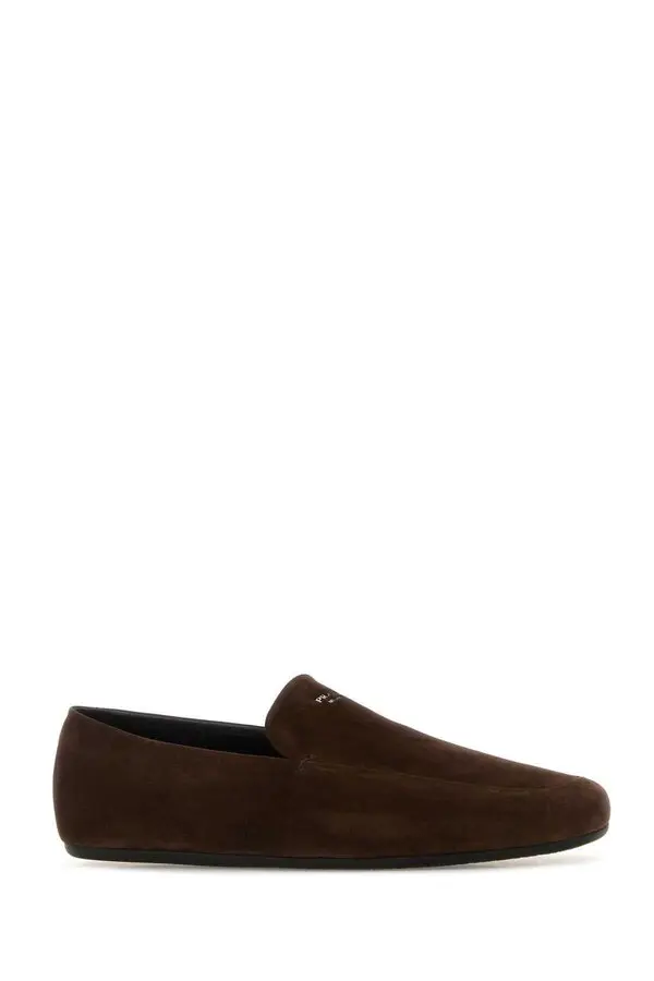 Prada Suede Loafers - Brown
