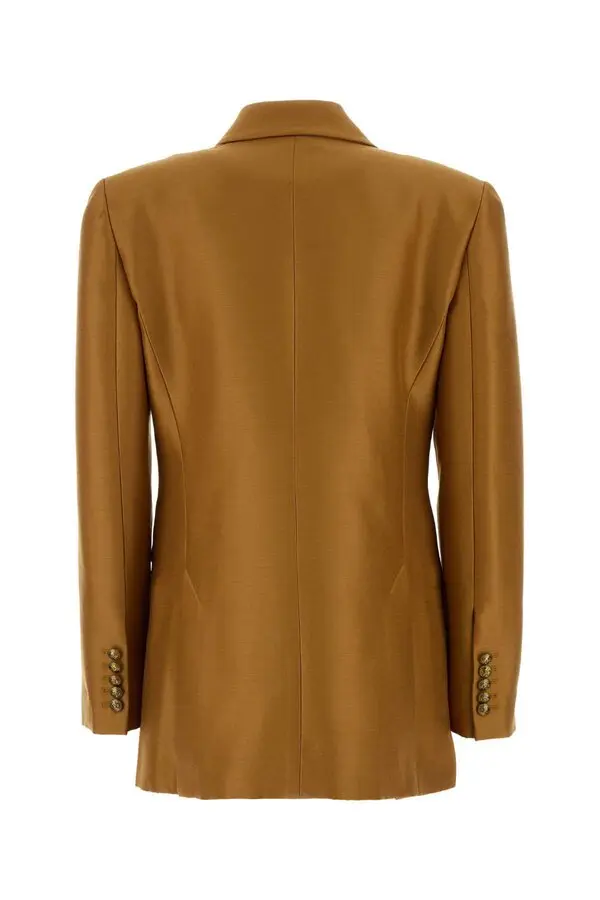 Zimmermann Caramel Wool Blend Hypnotic Blazer