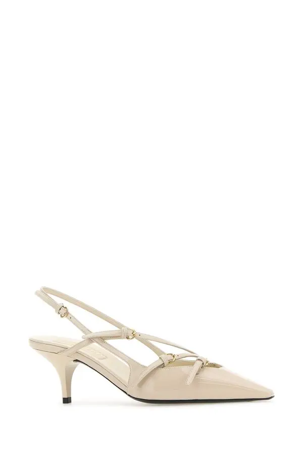 Miu Miu Ivory Leather Pumps - White