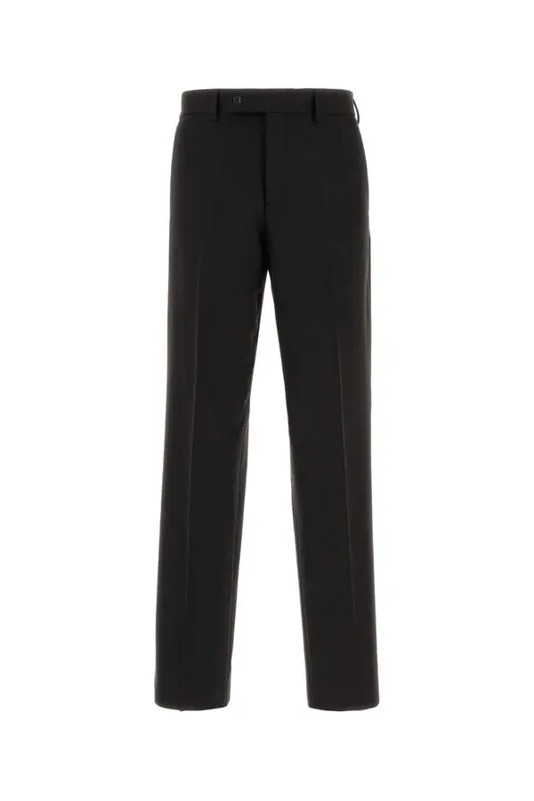 Fendi Twill Trousers - Brown