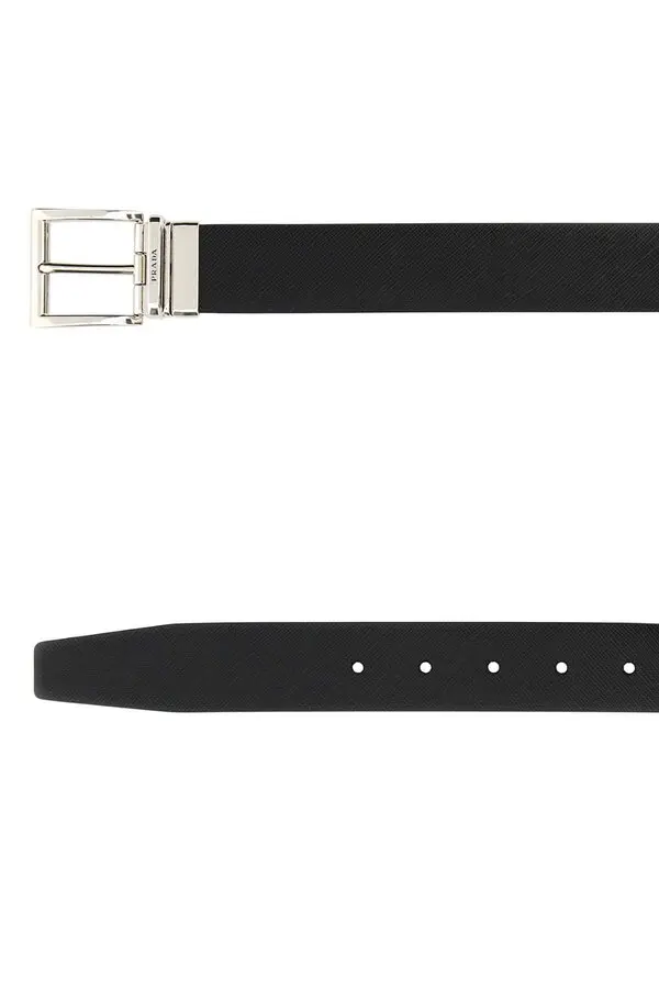 Prada Leather Reversible Belt