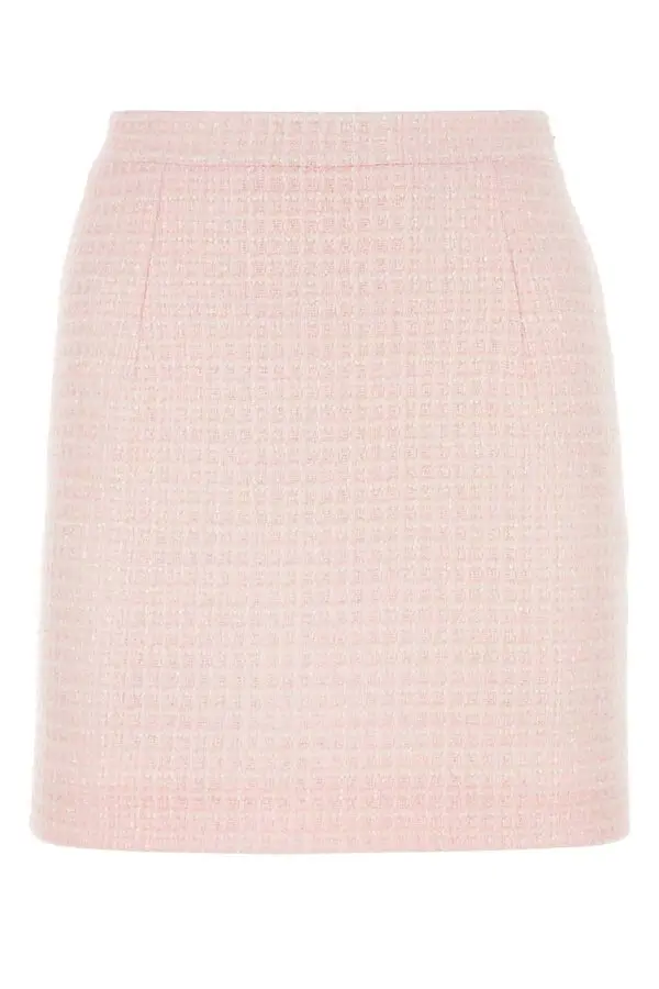Alessandra Rich Tweed Mini Skirt