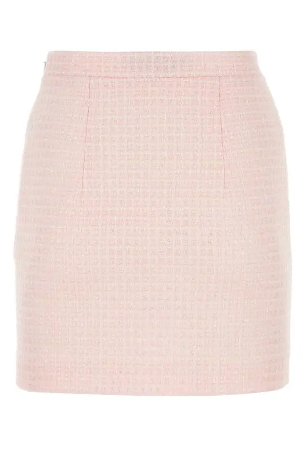 Alessandra Rich Tweed Mini Skirt