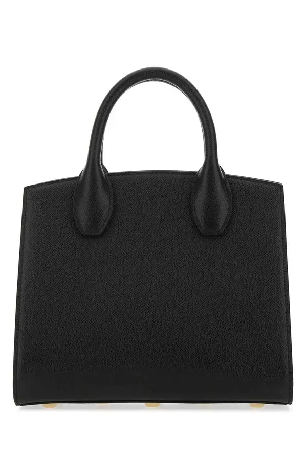 FERRAGAMO Leather Handbag - Black