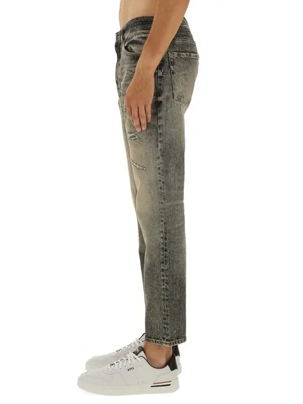 BOSS Denim Regular Fit Jeans - Gray