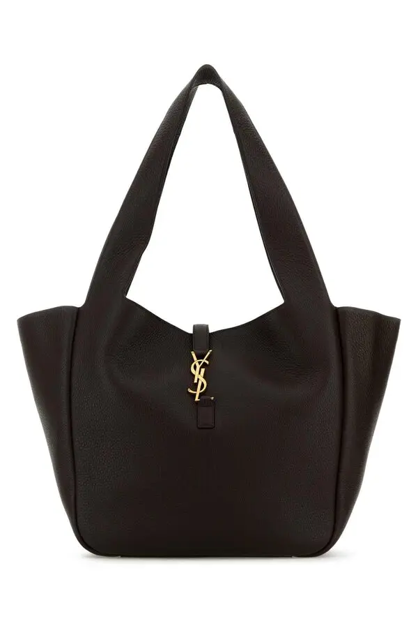 Saint Laurent Leather Le 5 À 7 Bea Shopping Bag - Brown
