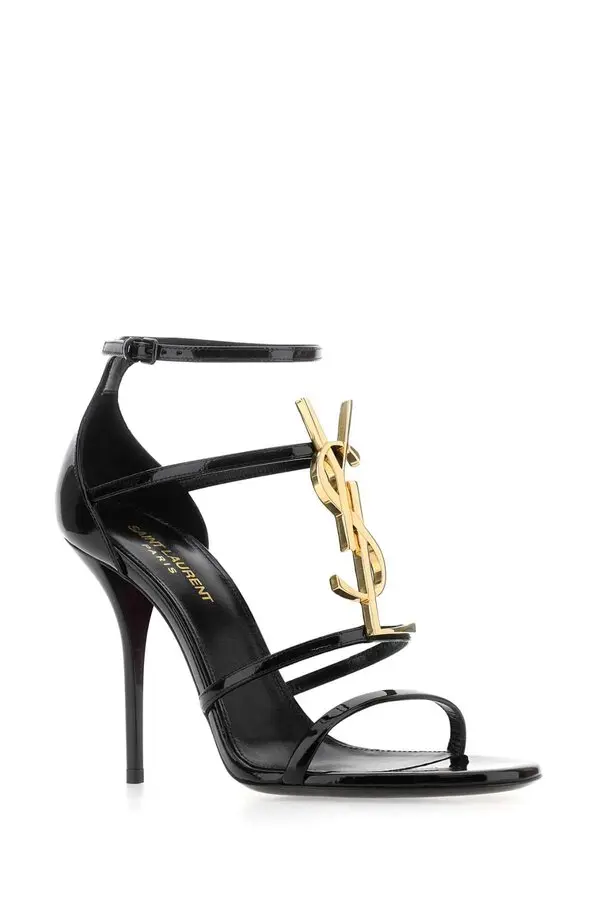 Saint Laurent Leather Cassandra Sandals