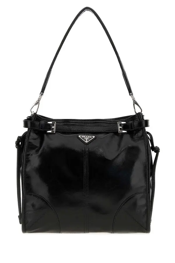 Prada Leather Bonnie Shoulder Bag