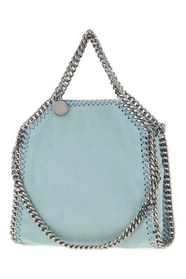 Stella McCartney Light Shaggy Deer Micro Falabella Crossbody Bag - Blue