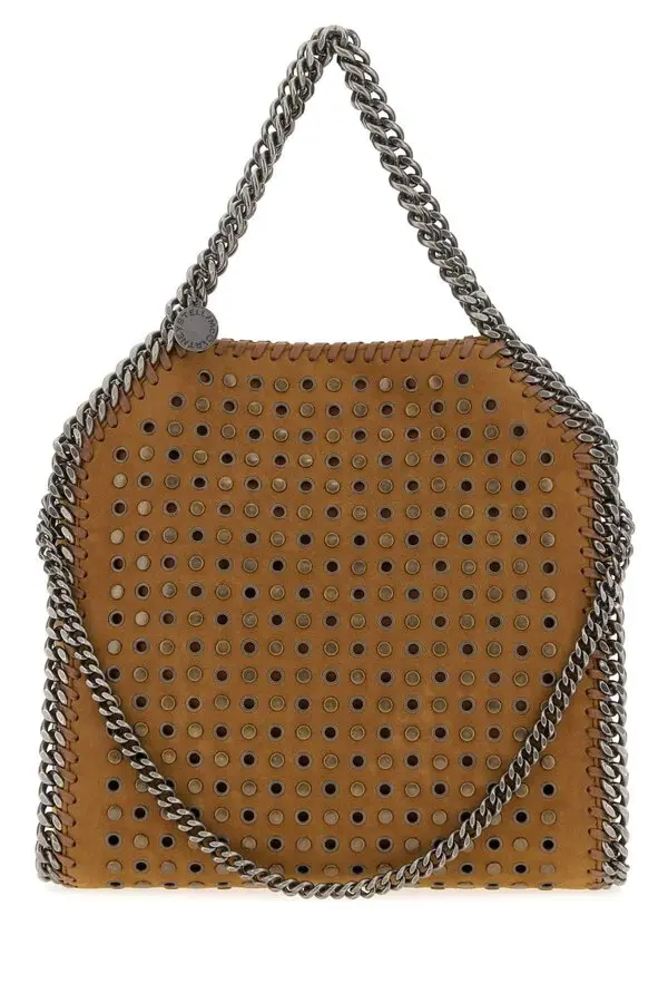 Stella McCartney Camel Alter Suede Falabella Handbag - Brown