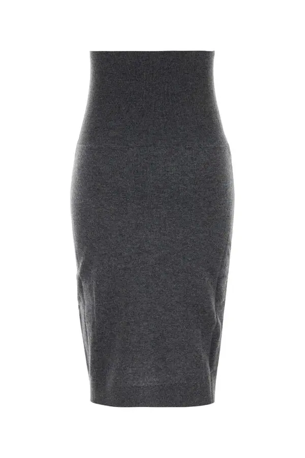 Stella McCartney Grey Wool Skirt