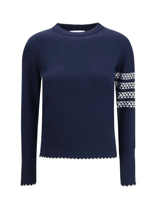 Thom Browne Holiday Hector Sweater - Blue