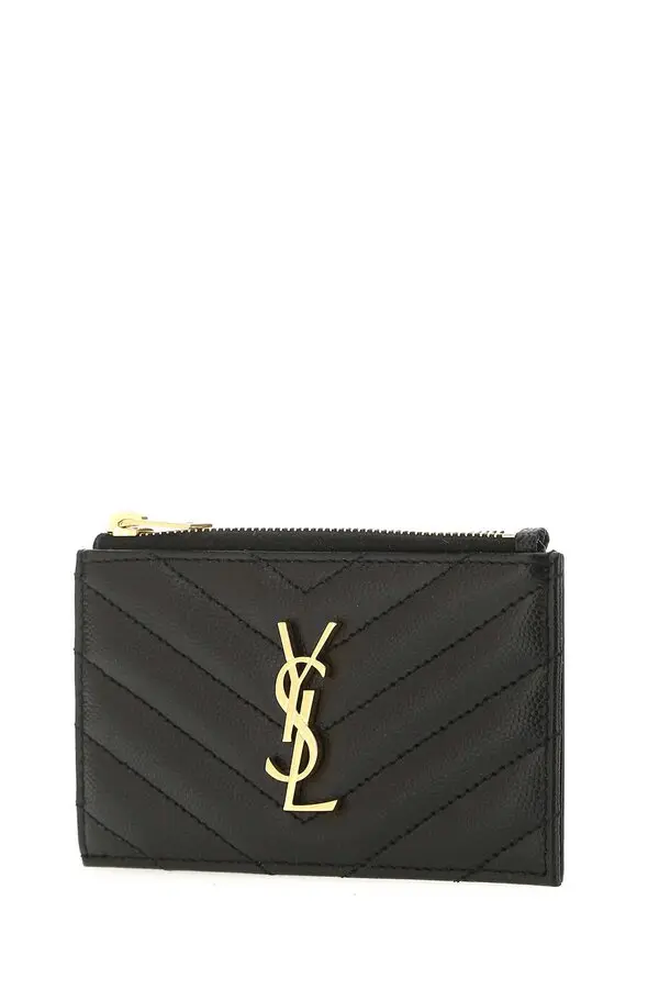 Saint Laurent Leather Card Holder