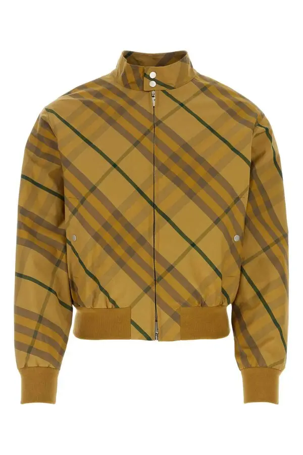Burberry Embroidered Cotton Bomber Jacket - Multicolor