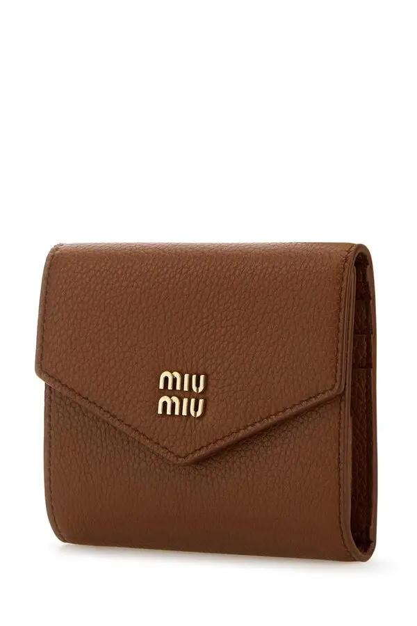 Miu Miu Caramel Leather Wallet