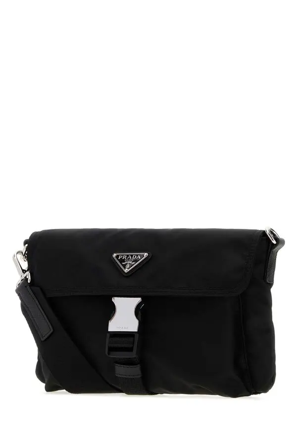 Prada Black Fabric Phone Holder