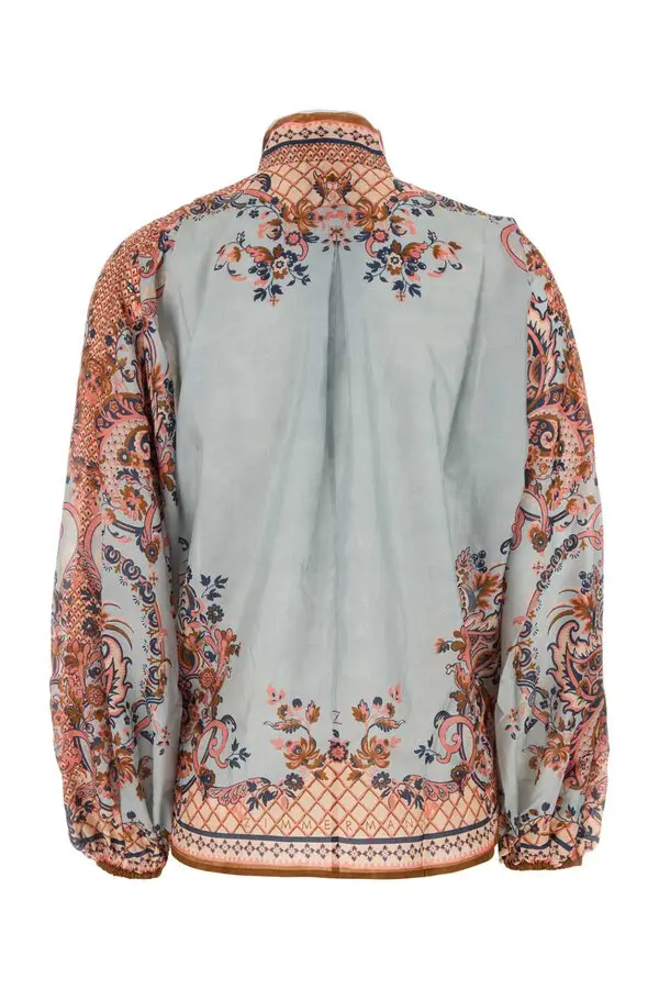 Zimmermann Printed Silk Blouse