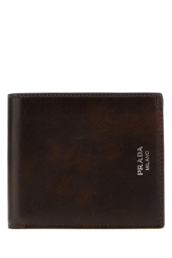 Prada Chocolate Leather Wallet